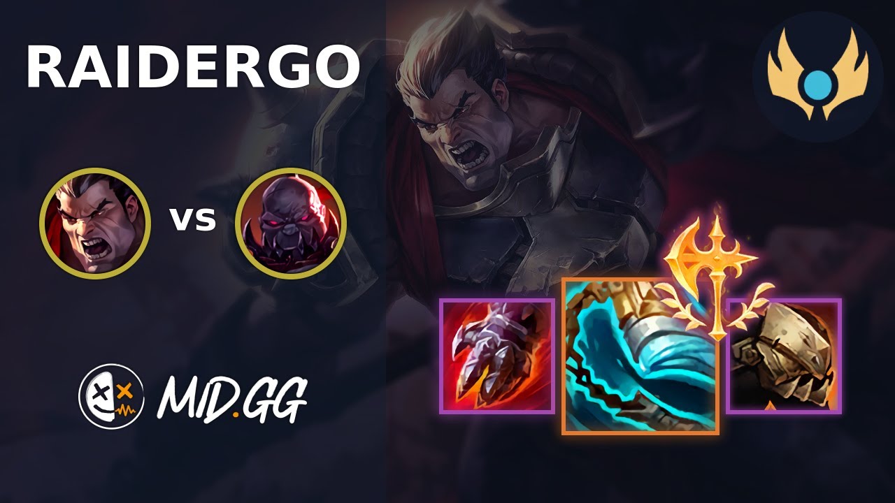 MID.GG: [ RaiderGO ] Darius TOP vs Sion | KR CHALLENGER | LOL Season ...