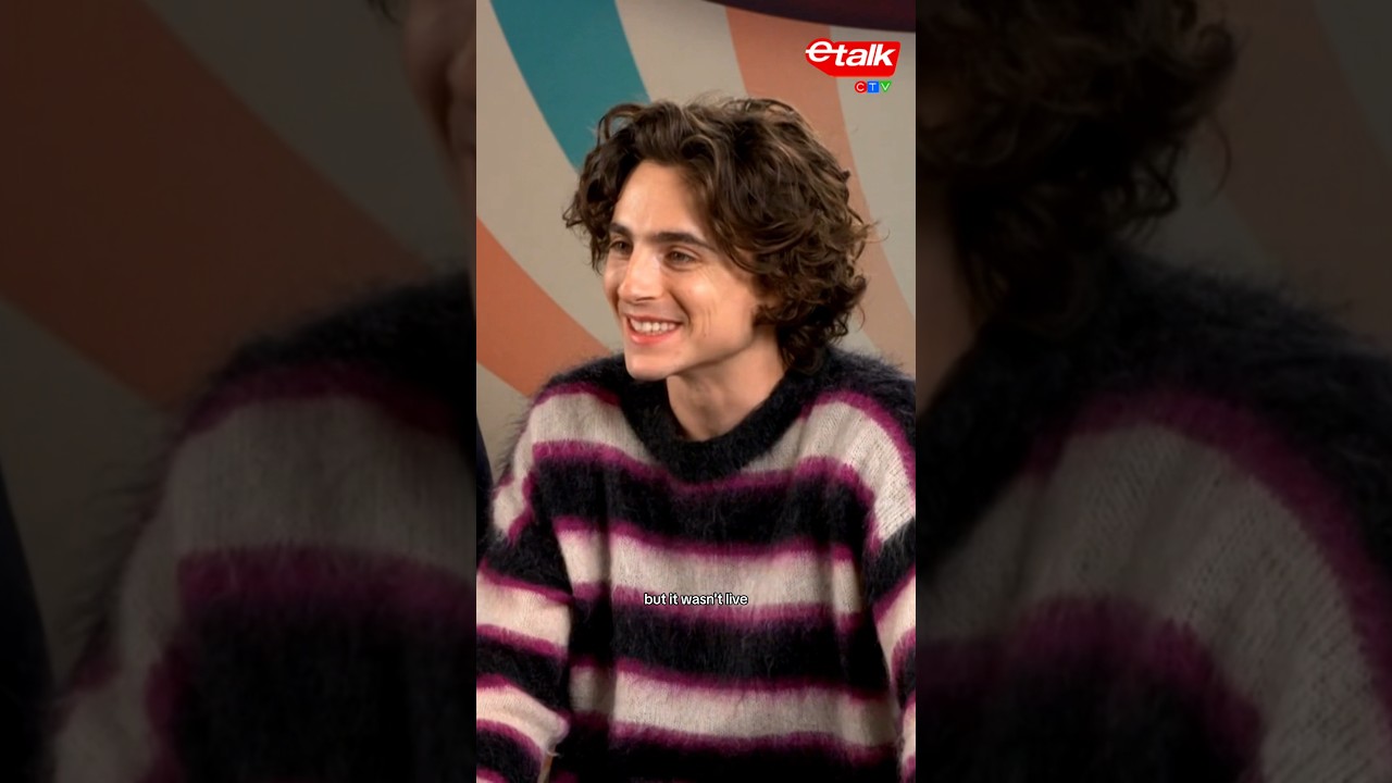 Timothée Chalamet on singing and dancing in ‘Wonka’ 🕺 - YouTube