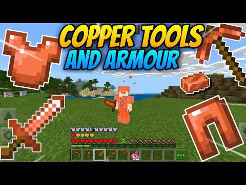 Copper Armour And Tools Mod For Minecraft Pe - YouTube