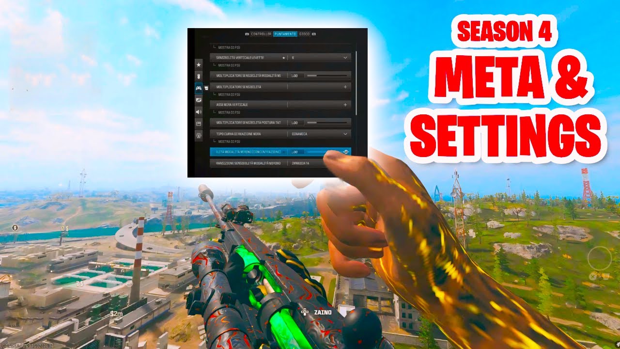 *NUOVO* MIGLIORI IMPOSTAZIONI SEASON 4 + META GAMEPLAY da 50 KILL🥶 ...