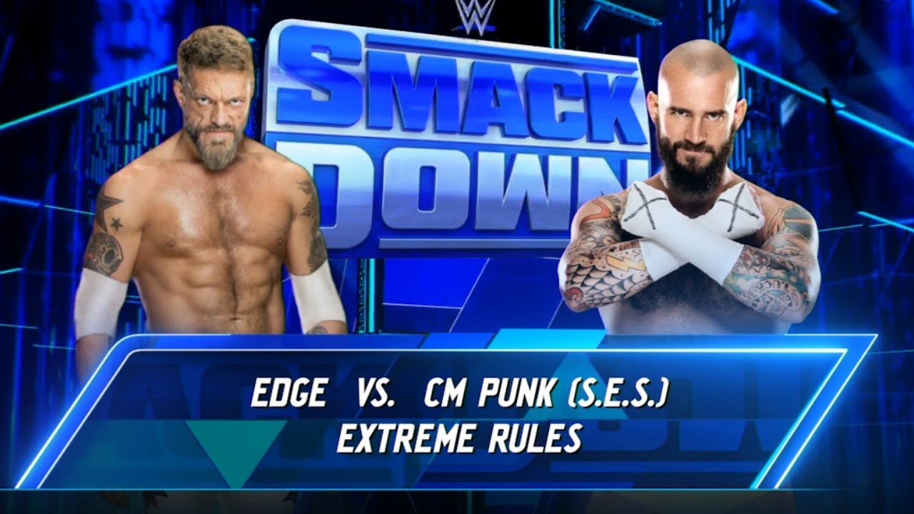 SMACKDOWN | Edge vs. CM Punk - YouTube