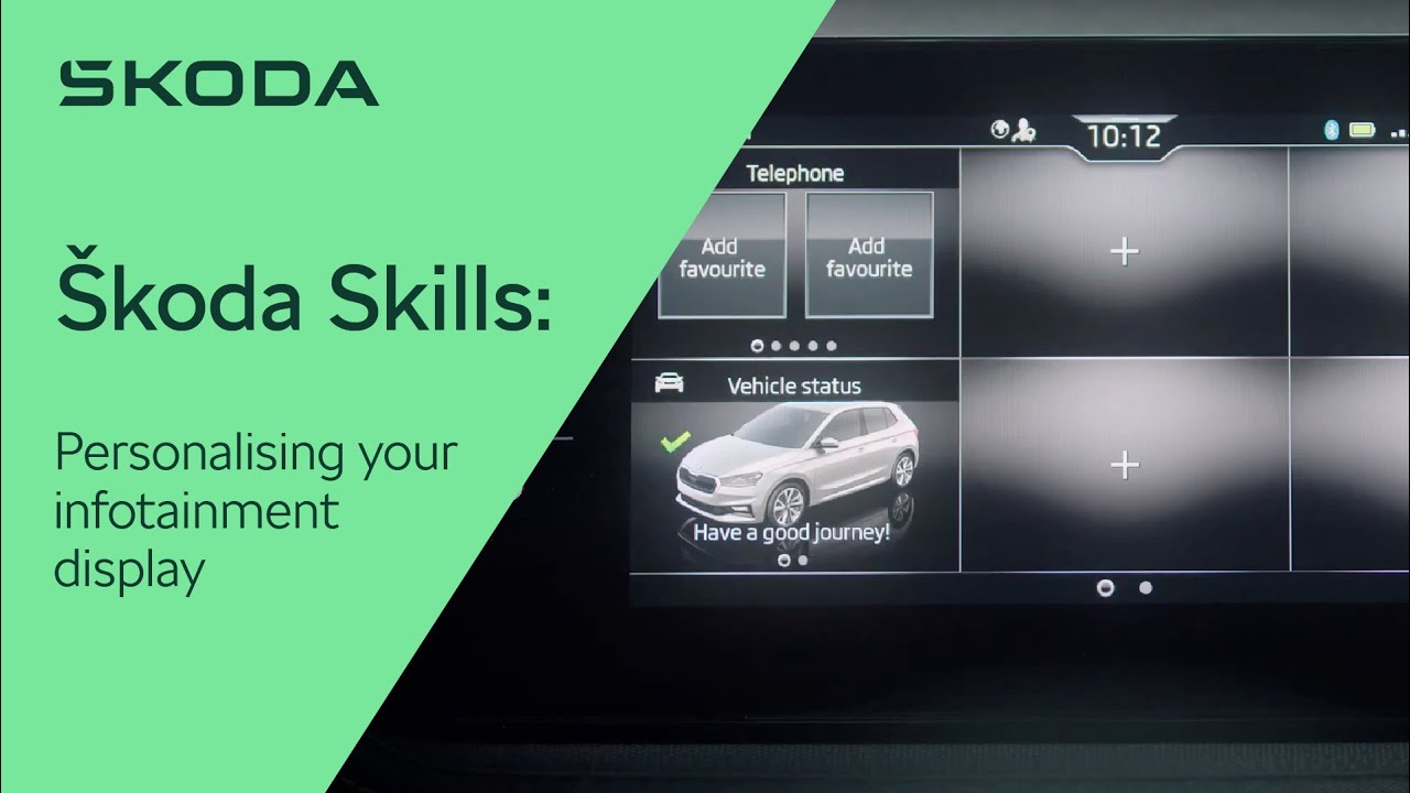 How-to: Personalise your infotainment display - YouTube