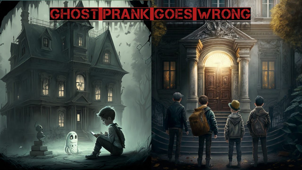 Jeck Plays a Spooky Prank on His Friends in an Old Mansion: Ghost Story ...
