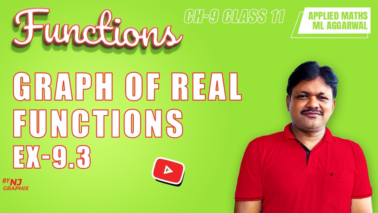 GRAPH OF REAL FUNCTIONS EX-9.3 || Lecture 3 | Functions Ch-9 | Class ...