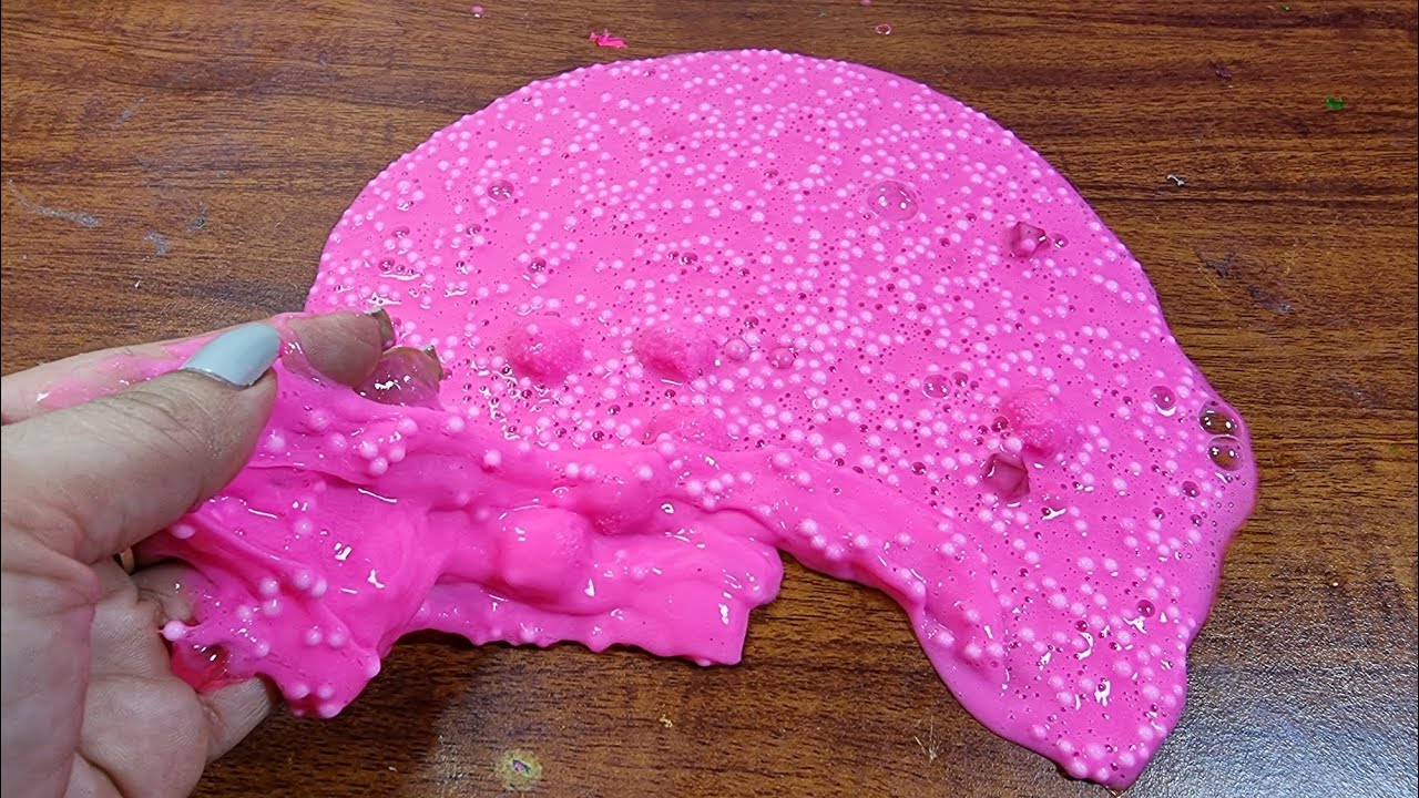 Pink Slime, How To Make Pink Slime - YouTube