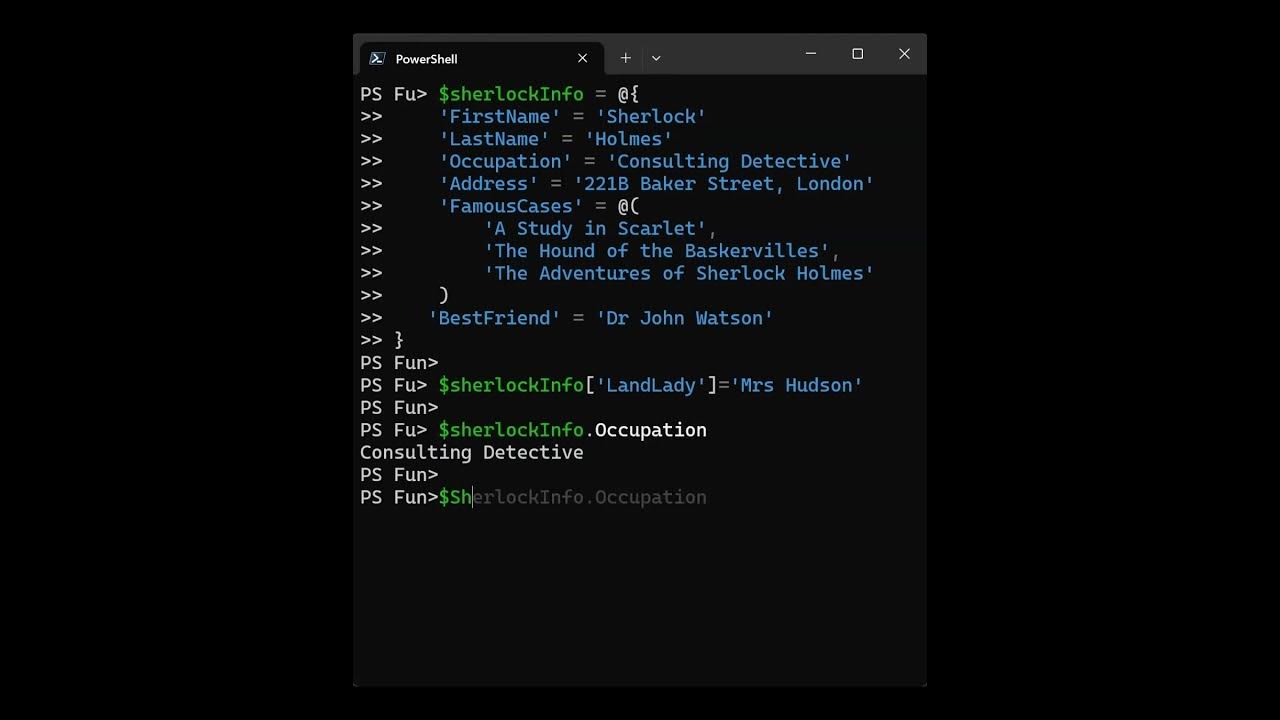 Powershell Hashtables Youtube 1475