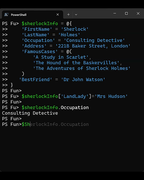 Powershell Hashtables Youtube