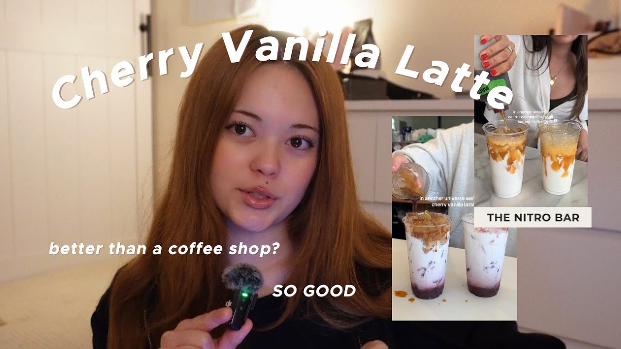 I Made the Viral Nitro Bar Drink | Recreating The Nitro Bars Cherry ...