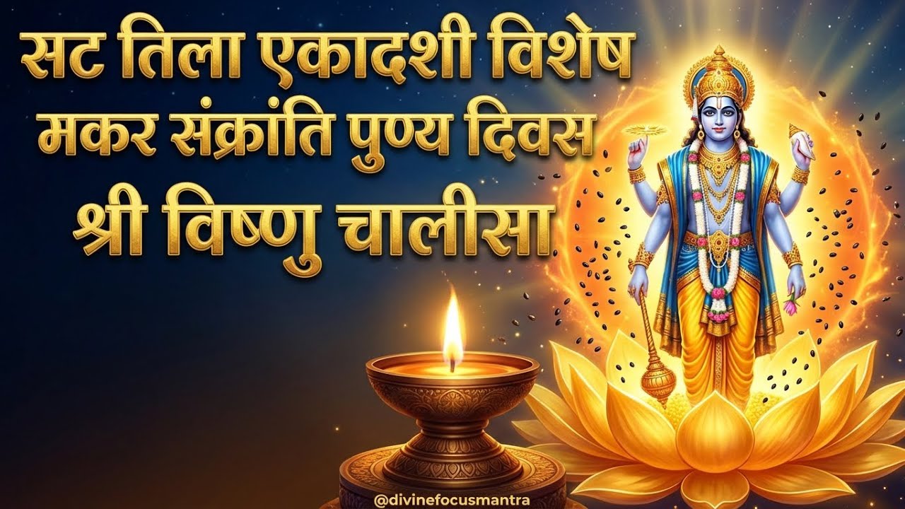 Shri Vishnu Chalisa | Sat Tila Ekadashi & Makar Sankranti Special | Til ...