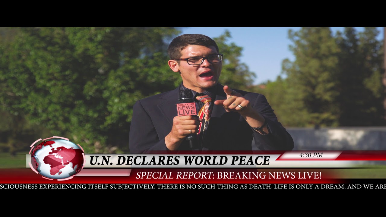 BREAKING NEWS LIVE: U.N. DECLARES WORLD PEACE! - YouTube