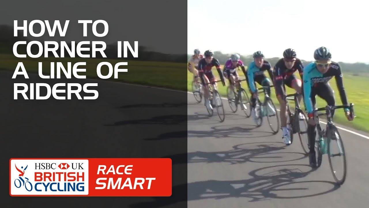 How to corner in a line of riders | Race Smart - YouTube