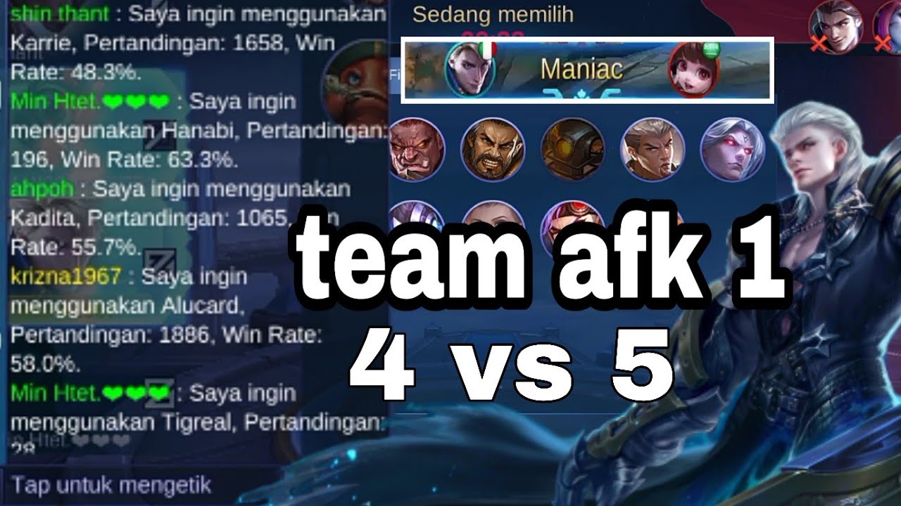 Meta 1000+ Match | Tim Afk Tetap Bantai - Mobile Legends - YouTube