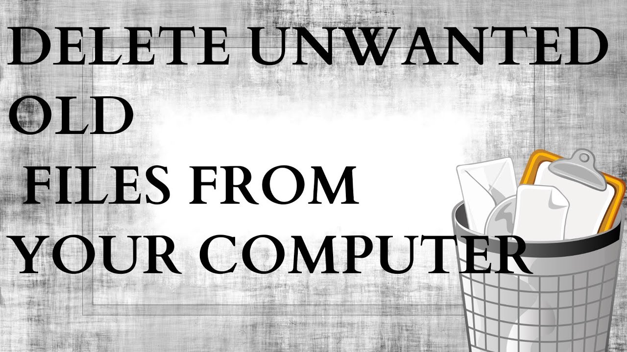 Delete unwanted old files using windows cleanup tool -WINDOWS 10 - YouTube