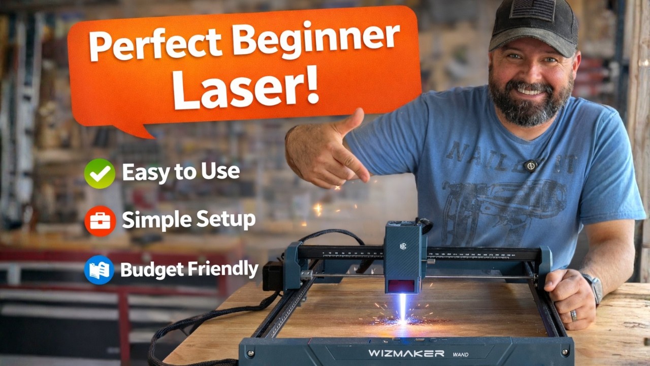 Wizmaker Wand Review – The BEST Beginner Laser Engraver? - YouTube