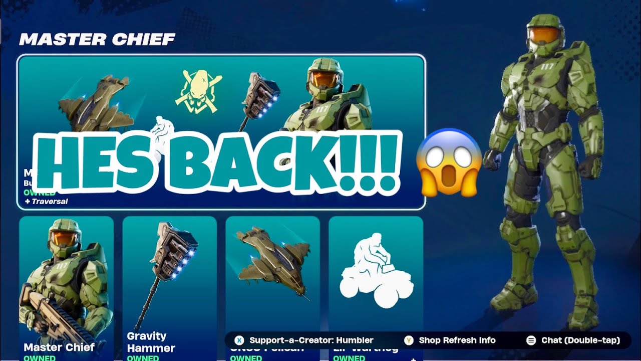 MASTER CHIEF IS BACK!!! - YouTube