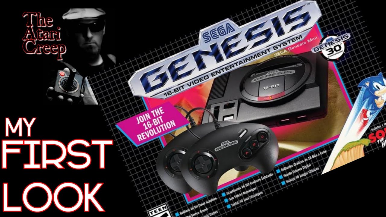My First Look at tue Sega Genesis Mini | The Atari Creep - YouTube