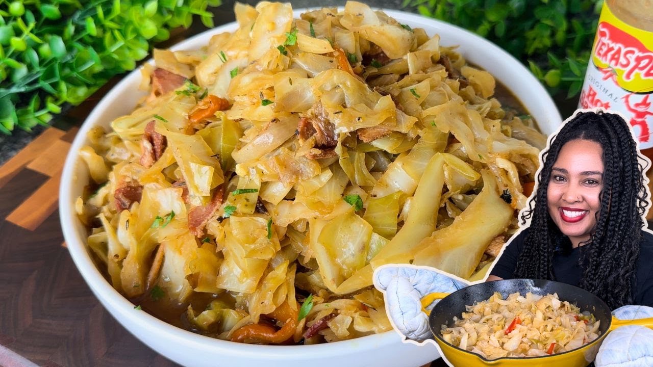 My Grandma's Beloved Fried Cabbage Recipe! Soul Food Cabbage Recipe ️ ...