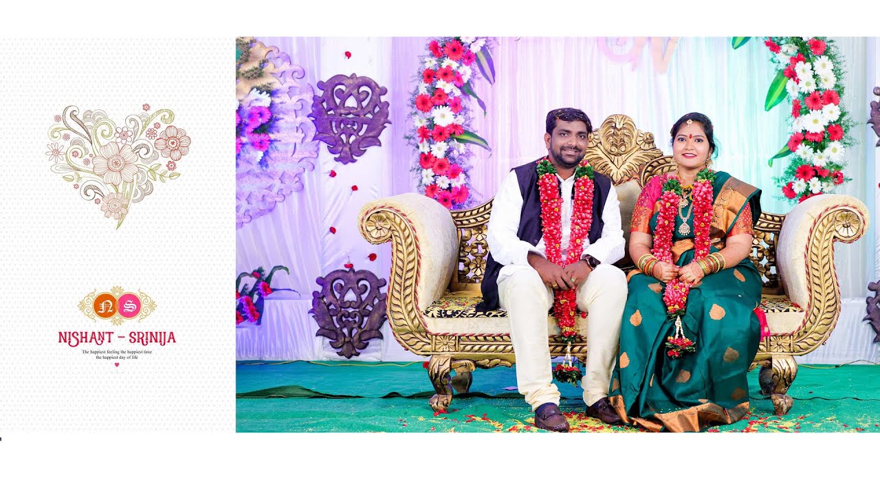 Nishant With Srinija Engagement Highlighs - YouTube
