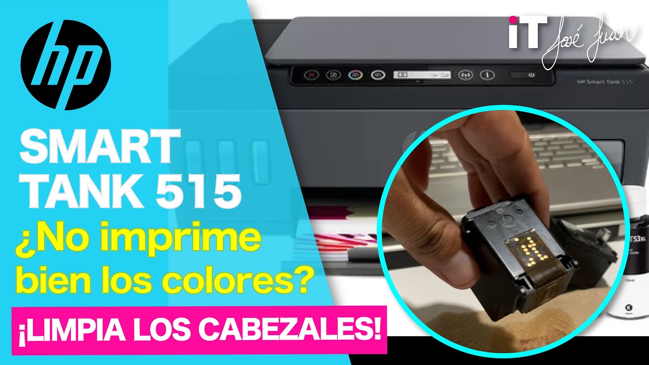 🖨️ Cómo limpiar los cabezales de la HP Smart Tank 515 🧼 | Guía paso a ...