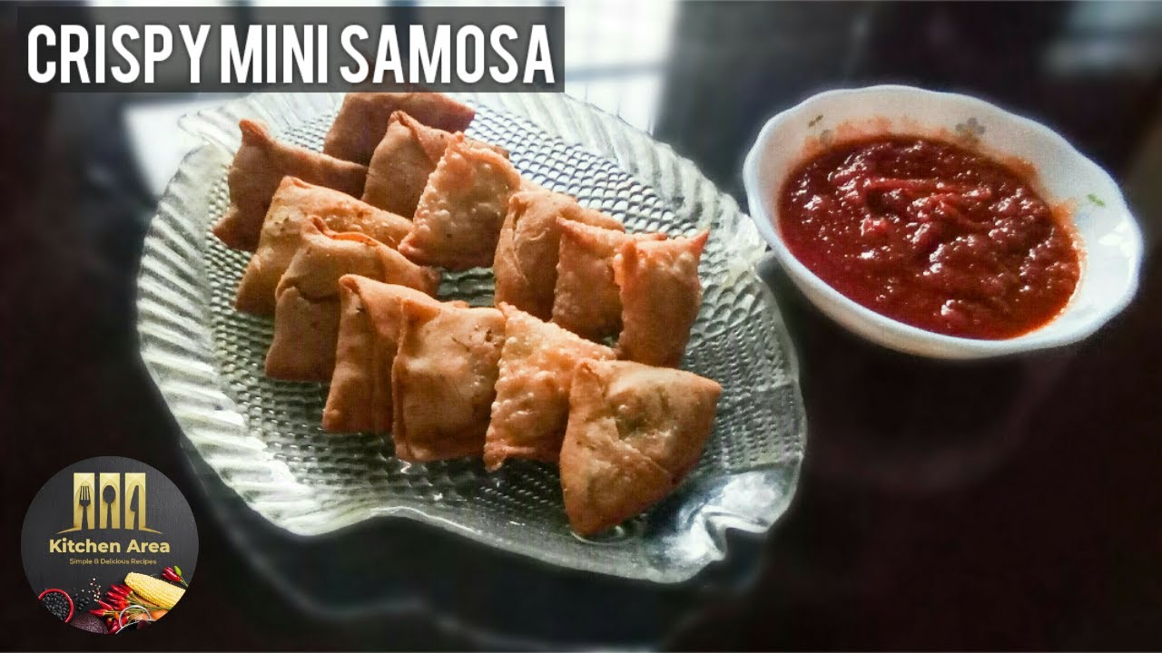 Mini Samosa Recipe | One Bite Samosa Recipe by Kitchen Area | Iftar ...