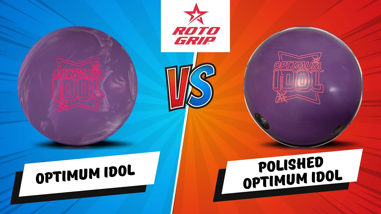Roto Grip Optimum Idol vs Shiny Optimum Idol - YouTube