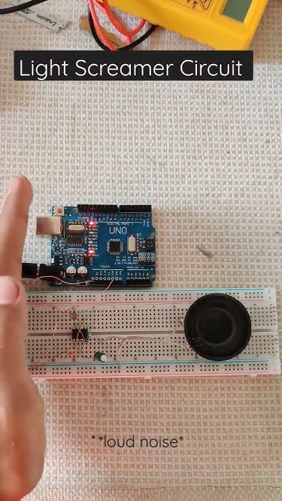 Light Screamer Circuit With 555 Timer Ic Scienceexperiment Diy Arduino Electronics