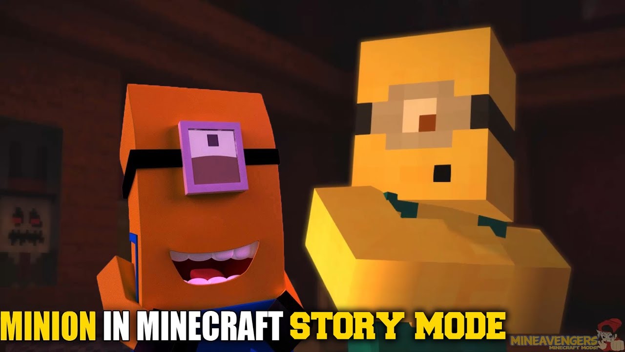 Minion in minecraft story mode - Minecraft Animation | [#2] - YouTube