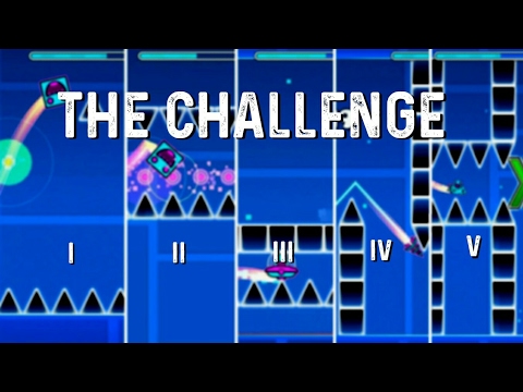 The Challenge (I to V) by R3B3L [Me] - Geometry Dash