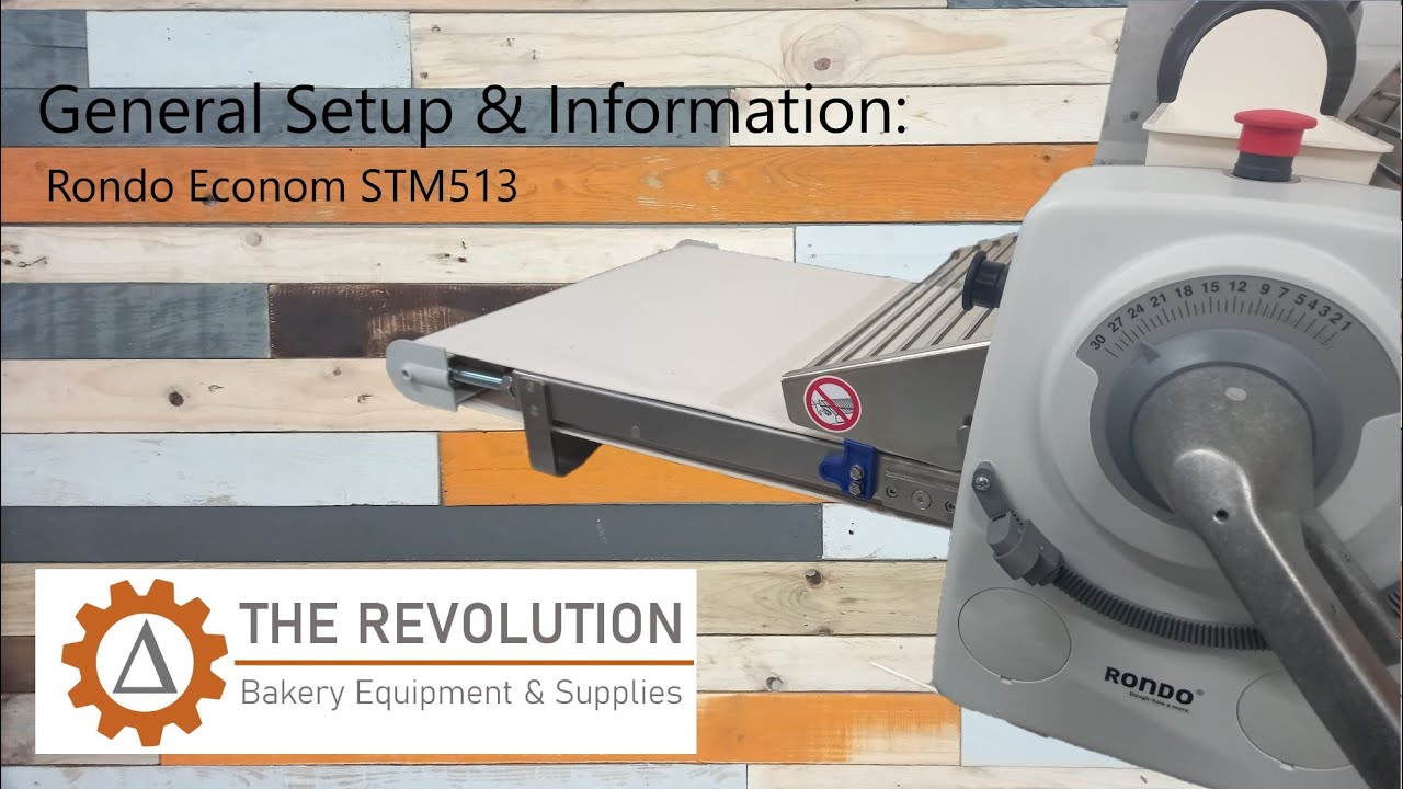 Rondo Econom STM513 Pastry Sheeter - YouTube