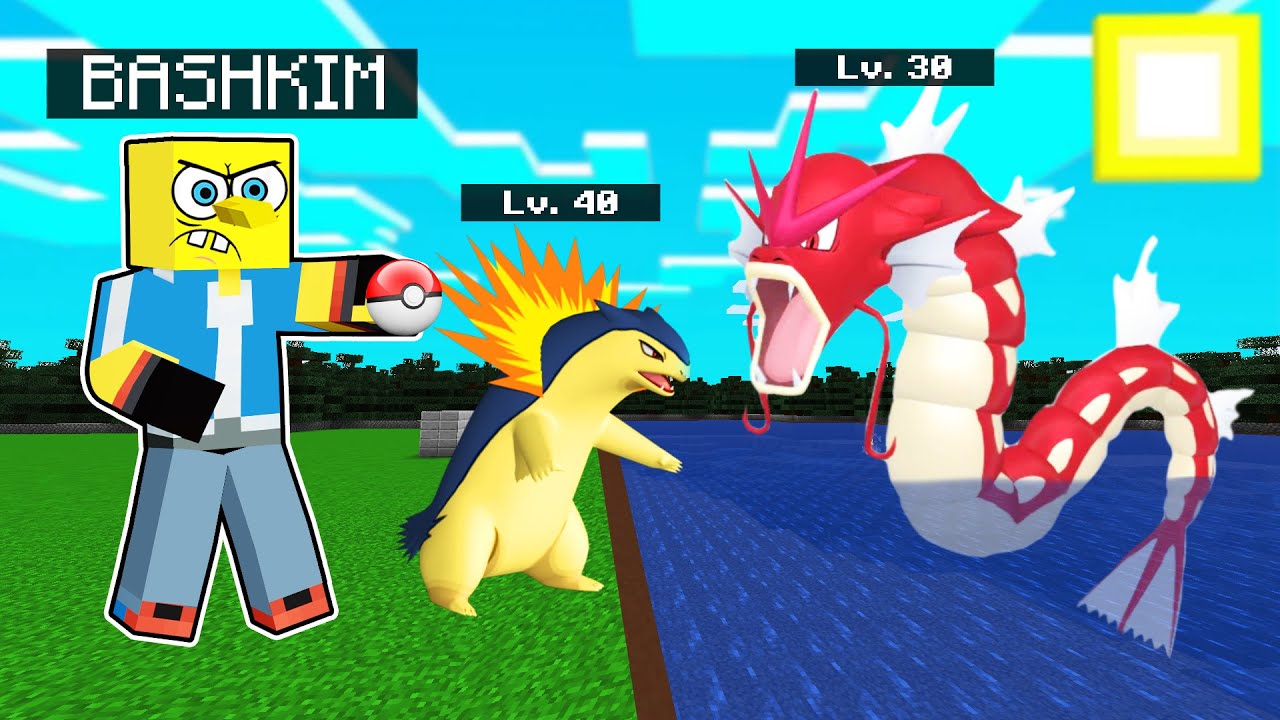 SHINY GARADOS IN MINECRAFT 😱👀 BASHKIM IST DER POKEMON MAJSTOR 😂 ...