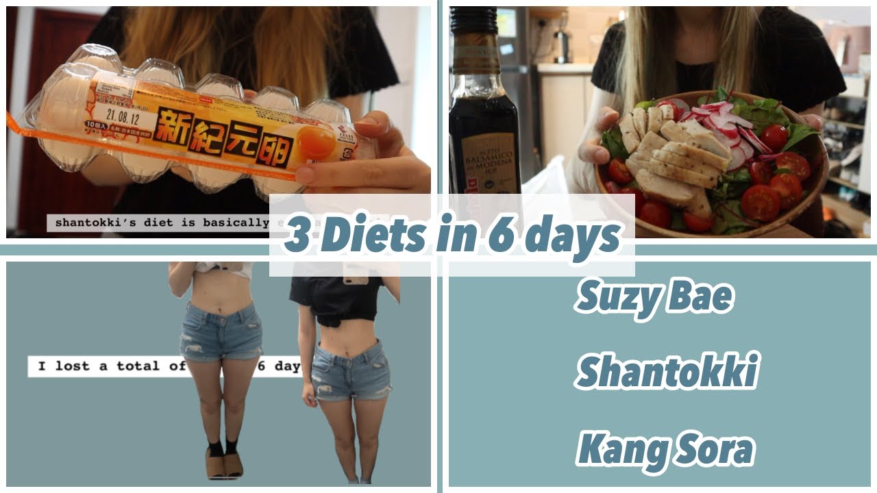 I tried 3 K-Pop diets for quick weight loss (before & after) || Suzy ...