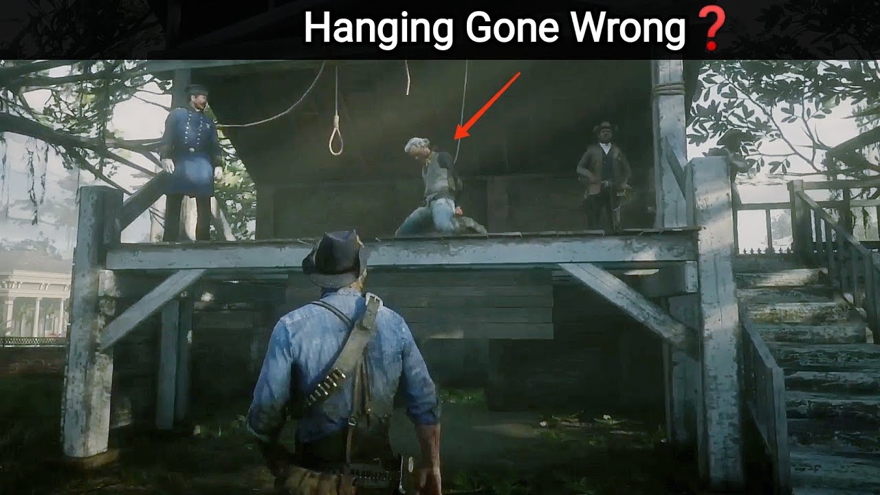 This Is What Happens When Hanging Goes Wrong In The Game - RDR2 - YouTube