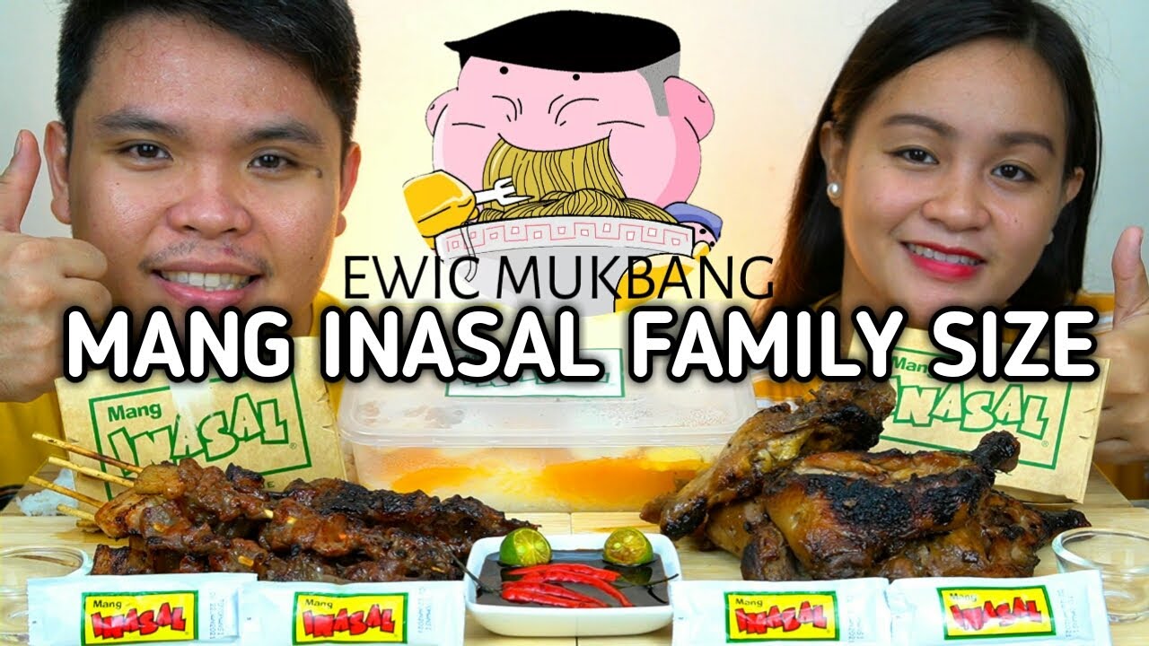 MANG INASAL FAMILY SIZE Chicken Inasal, Prok Bbq And Palabok Mukbang ...