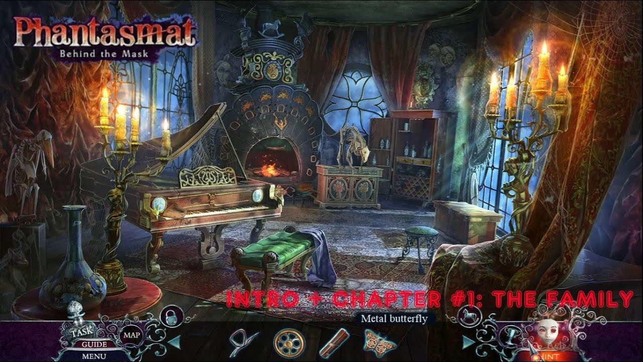 Phantasmat: Behind The Mask (PC 1080p) Intro + Chapter #1: The Family ...