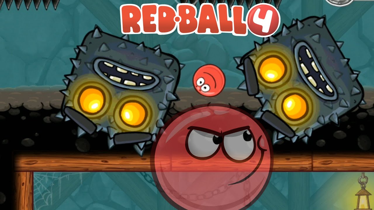 Red Ball 4 - Red Ball Vs Boss 5 Into The Caves | Red Ball 4 Gameplay ...
