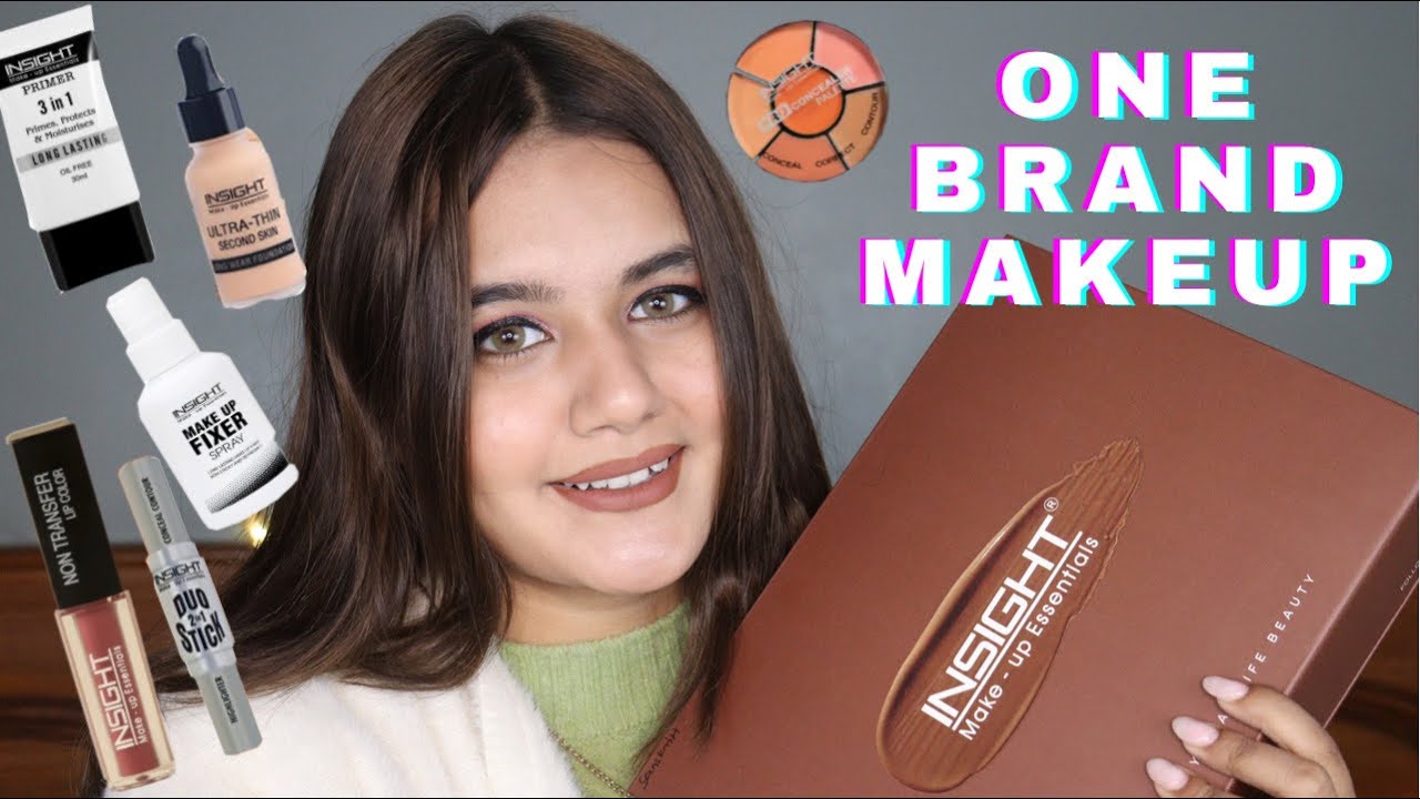 INSIGHT COSMETICS One Brand Makeup Tutorial + Review || Affordable ...