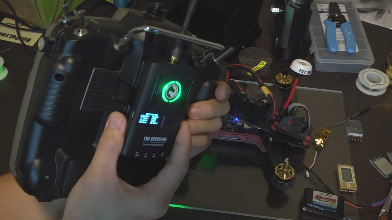 How To Setup Team BlackSheep (TBS) CROSSFIRE on Vortex 250 Pro / 285 ...