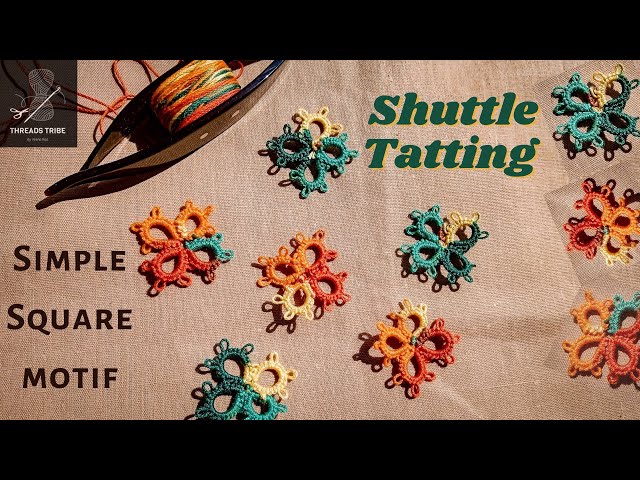 Single Shuttle Tatting Flower Patterns My Free Square Patterns 🙂