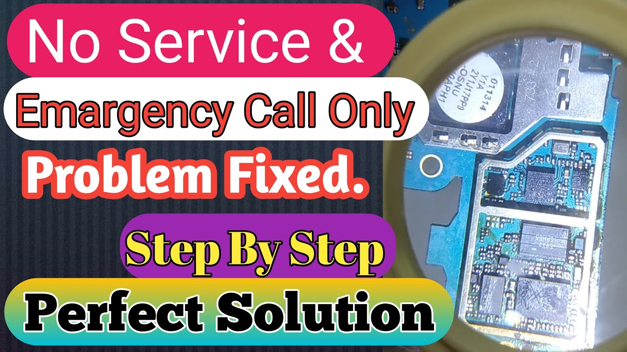 Samsung mobile no service & emargency call only problem solved /Step By ...