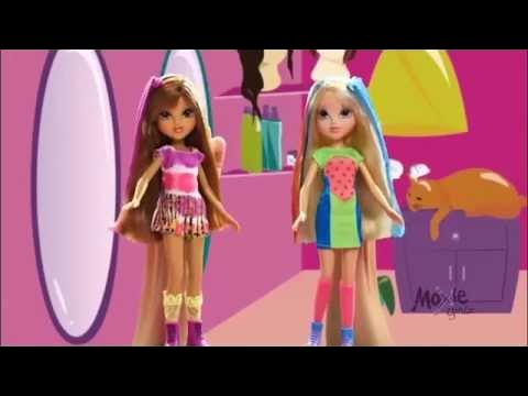 Moxie Girlz Magic Hair Color Studio Commercial - YouTube