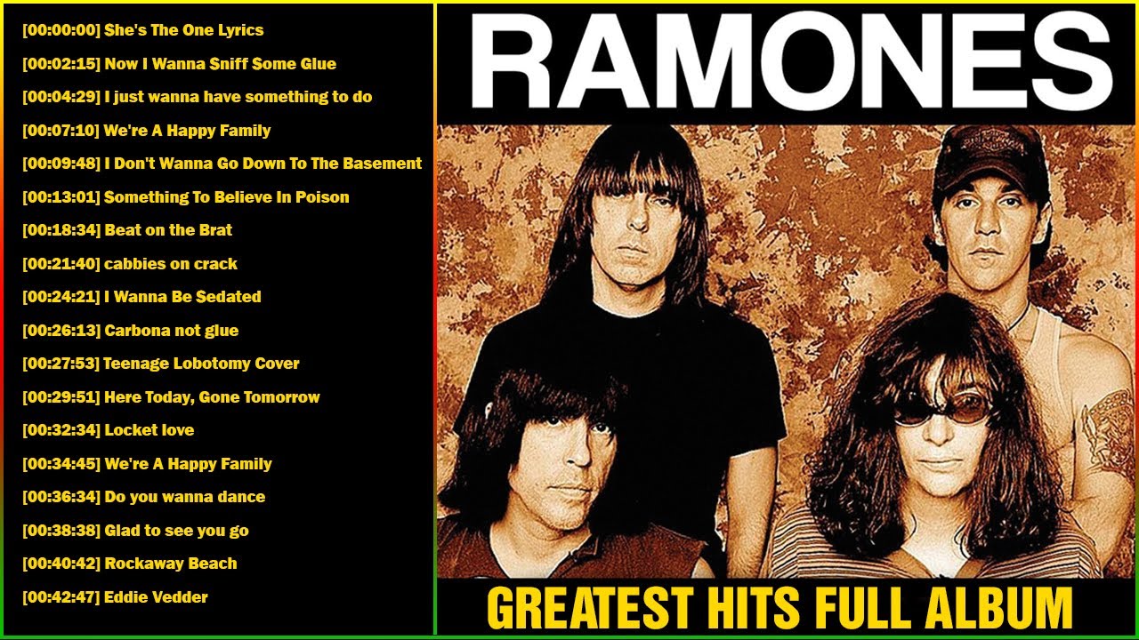RAMONES | RAMONES Greatest Hits Full Album | The Best Of RAMONES ...