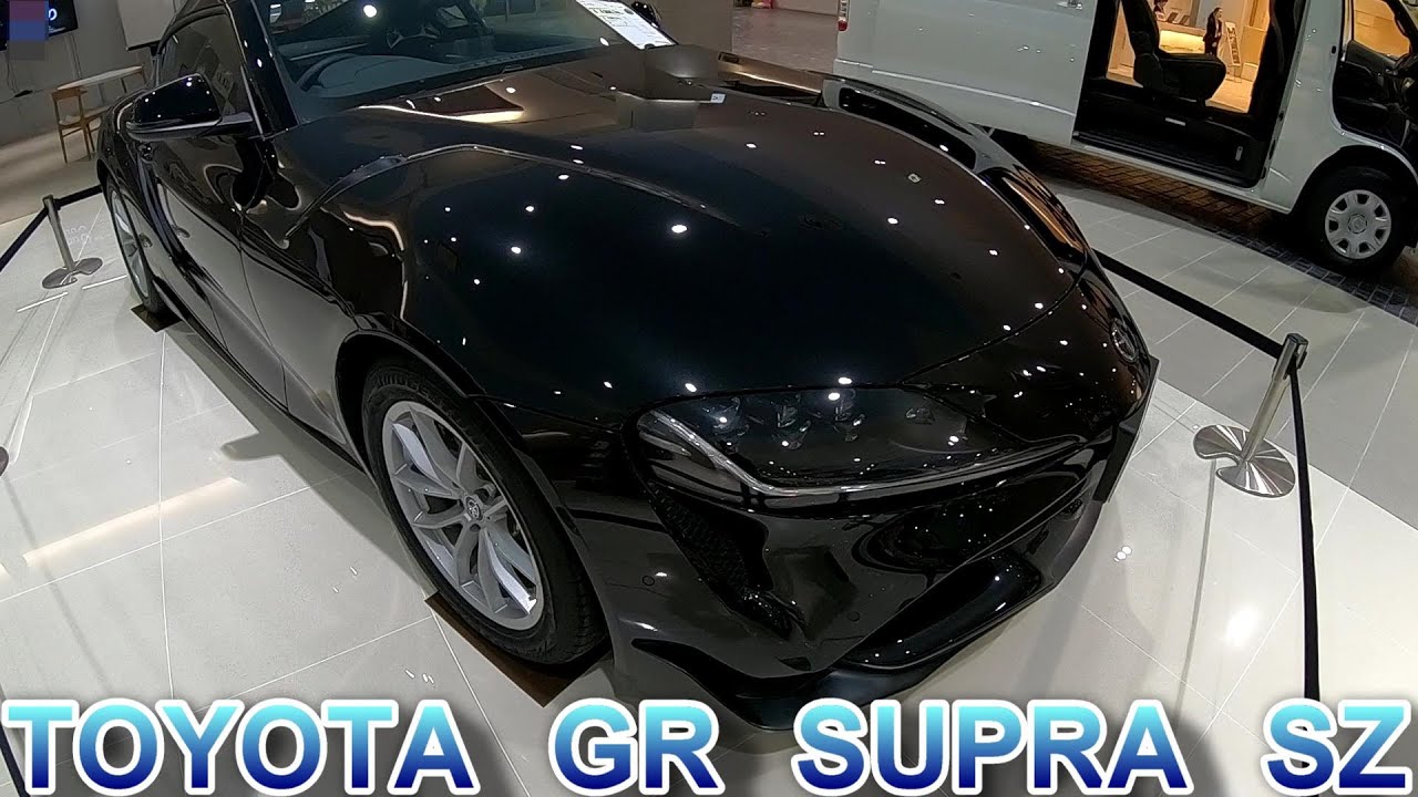 TOYOTA GR SUPRA SZ BLACK METALLIC - YouTube