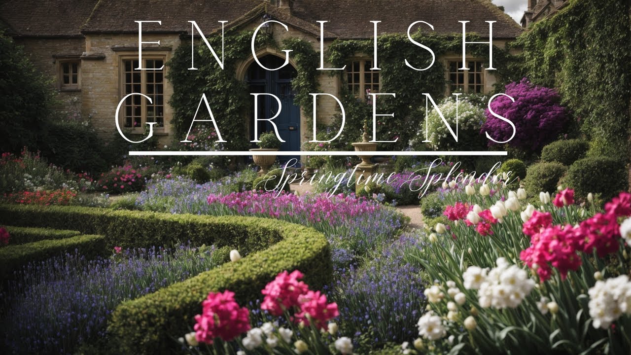 Spring Splendor- English Gardens - YouTube