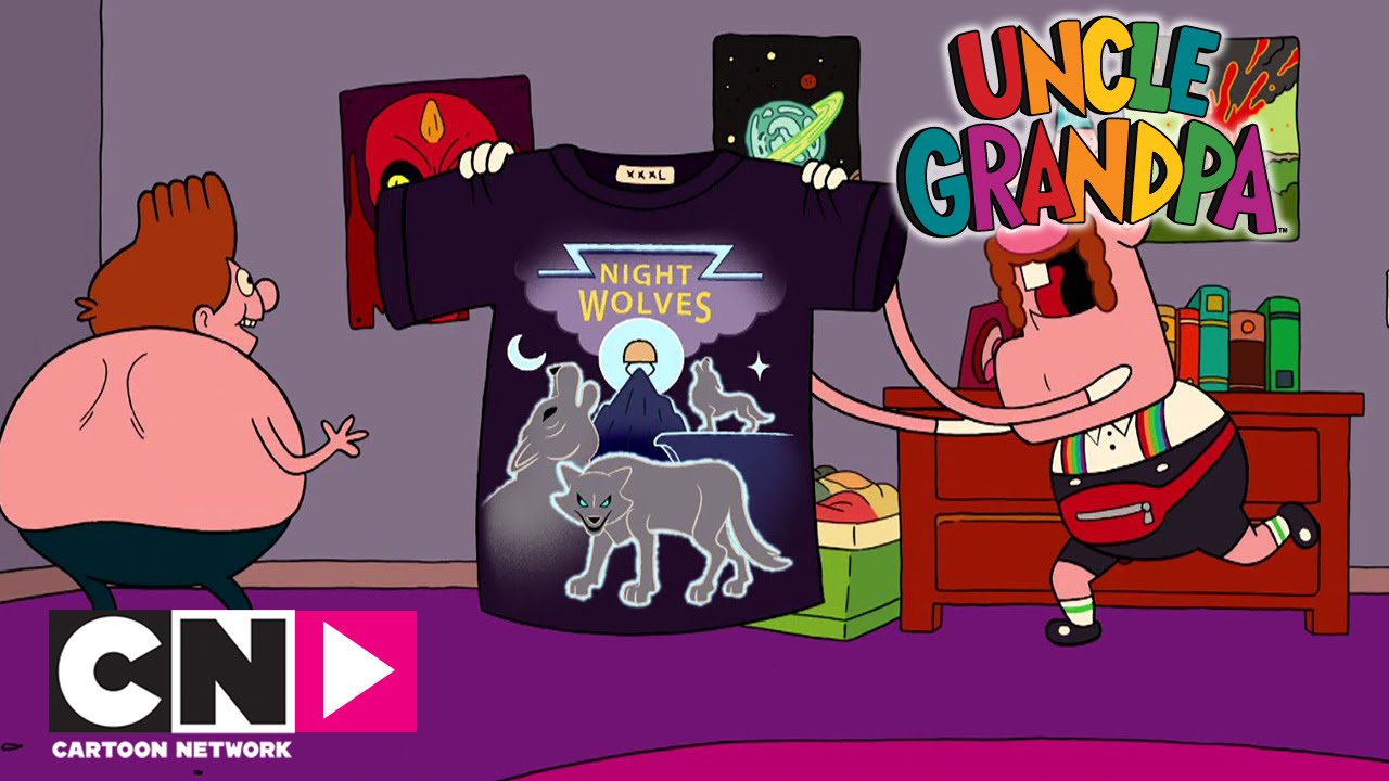 Wolf Shirt | Uncle Grandpa | Cartoon Network - YouTube