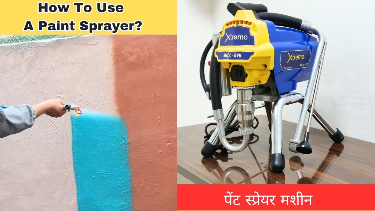 How To Use Airless Paint Sprayer! - YouTube
