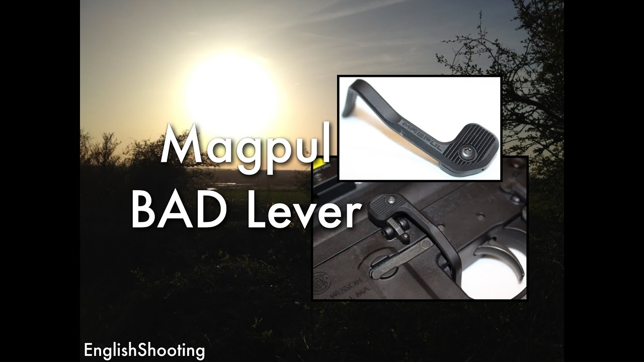 Magpul BAD Lever on the S&W 15-22 - YouTube