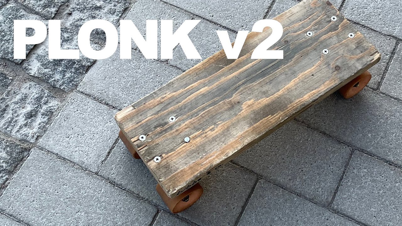 my skateboard is literally a plank - YouTube