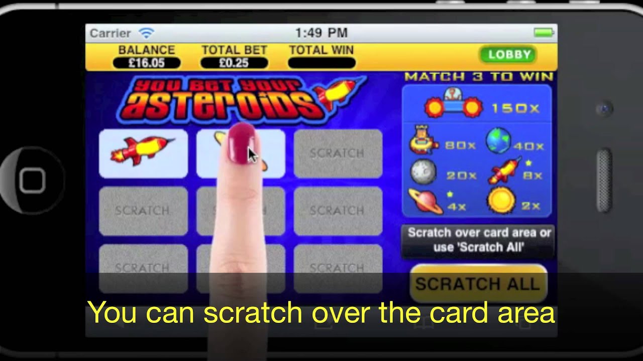 Mobile Scratch Cards HOB.mov - YouTube