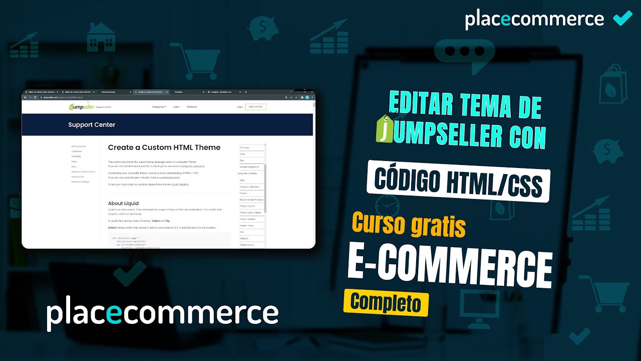 Editar tema de Jumpseller con código HTML/CSS | Curso e-commerce gratis ...