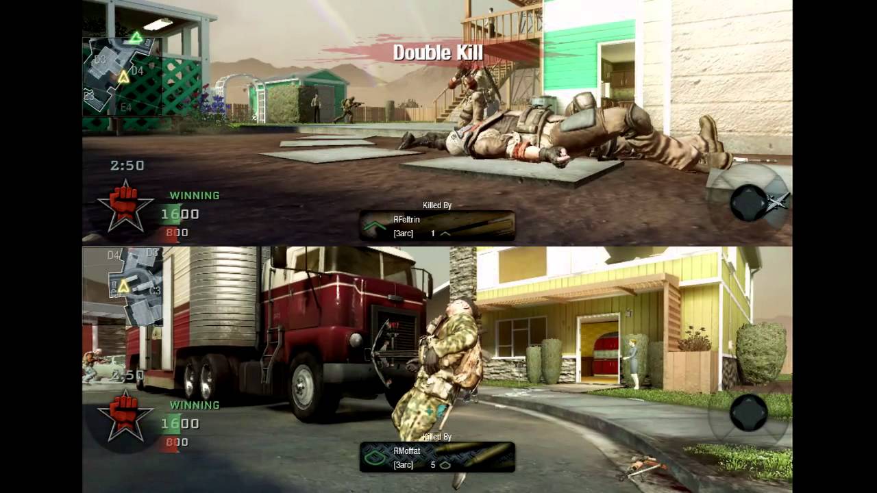 call of duty black ops split screen gameplay - YouTube